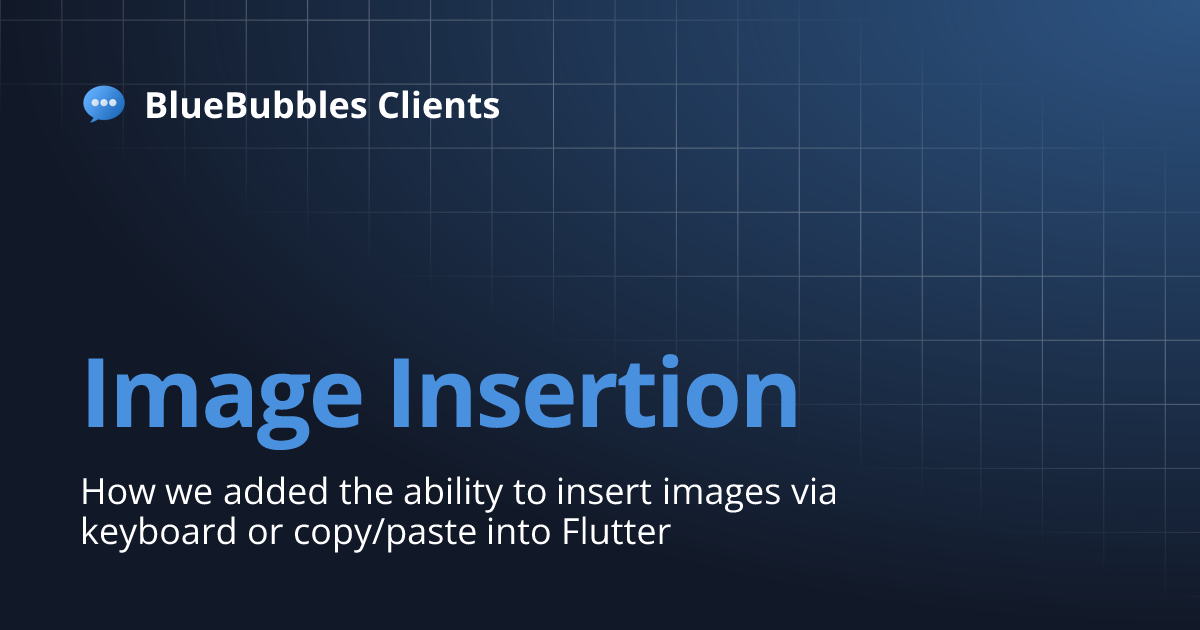 Image Insertion | BlueBubbles Clients